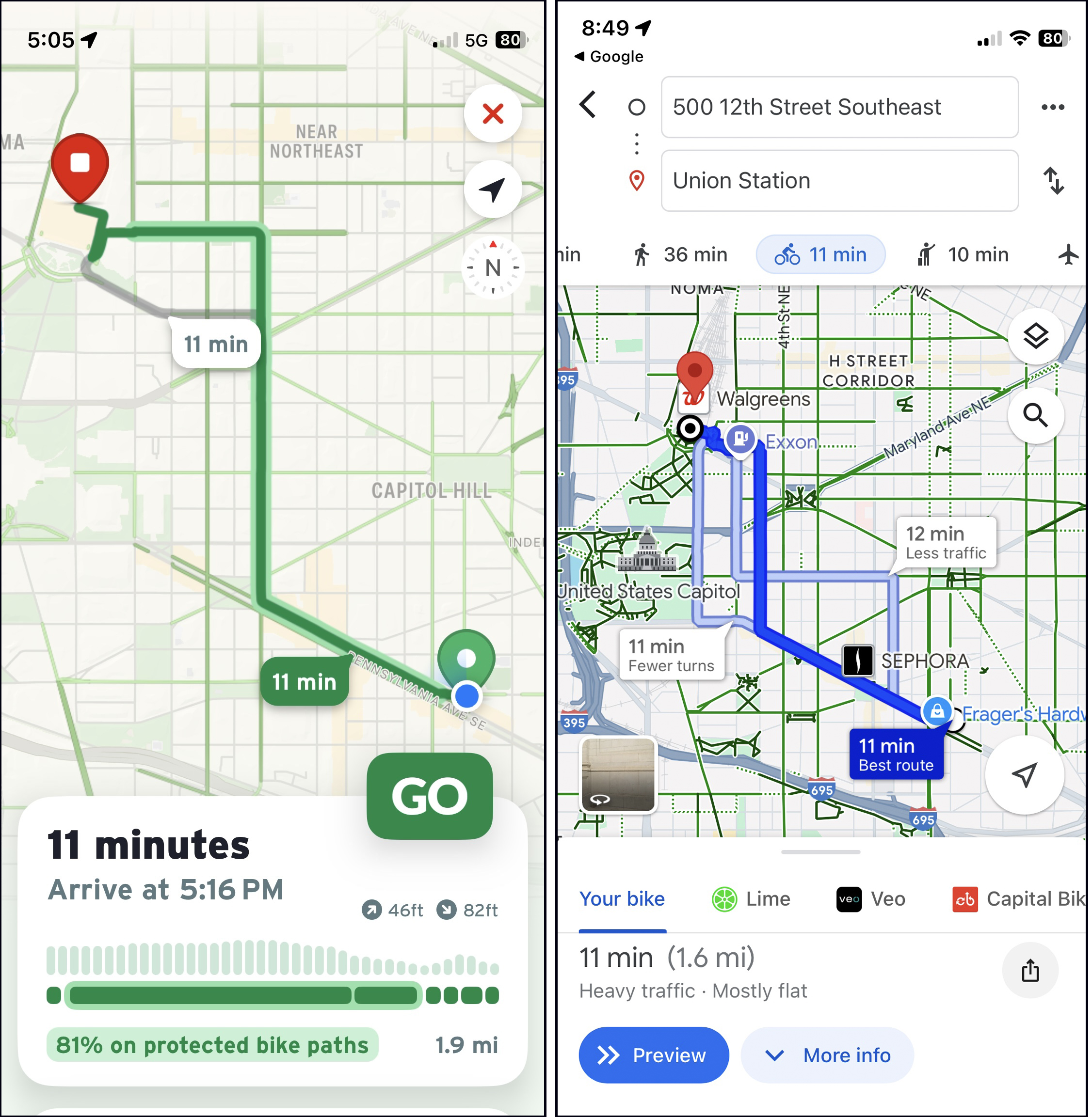 Transit App Now Provides Safety-First Bike Directions — Streetsblog USA